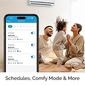 Cielo Breez Plus Smart Air Conditioner Controller | Smart Thermostat for Mini Split, Window & Portable ACs | Alexa, Google, Siri, SmartThings, IFTTT | iOS & Android | Inbuilt Temp & Humidity Sensors