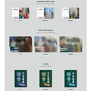 ENHYPEN [Set] 1st Album - Dimension : Dilemma (Set ver.) 3Album +3Roll Poster