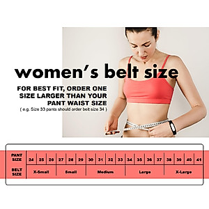 Earnda Women's Leather Belt Fashion Soft Faux Leather Waist Belts For Jeans Dress Black Medium