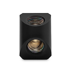 EKWB EK-Quantum Torque Static 90 Degree Fitting, Female to Female, Black