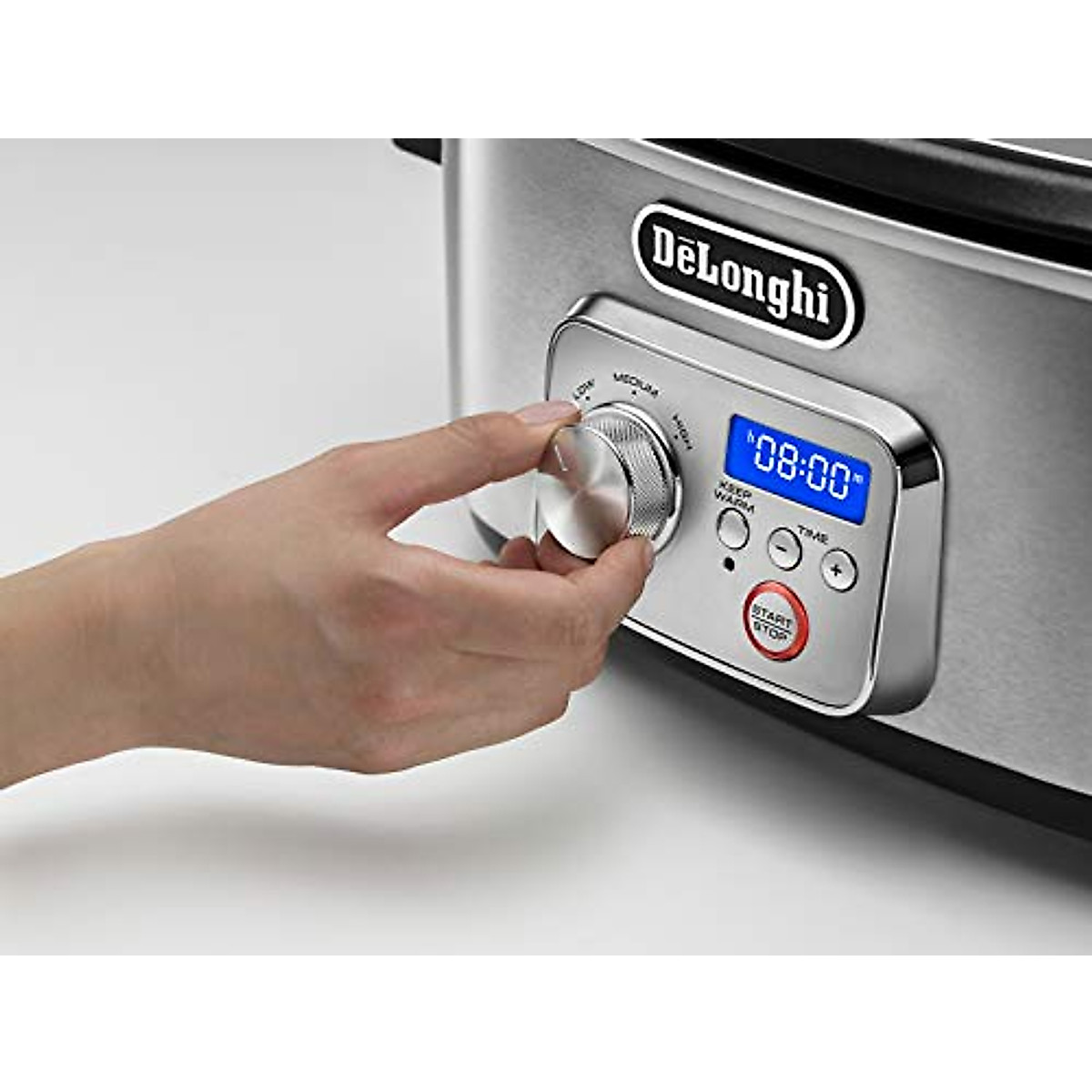 De'Longhi Livenza Programmable Slow Cooker with Stovetop-Safe Pot