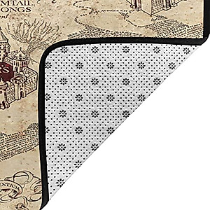 I Like Exercise Marauders Map Carpet Area Carpet Picnic Mat Beach Mat Bedroom University Dormitory Living Room Comfortable and Durable Decorative Carpet36 X24