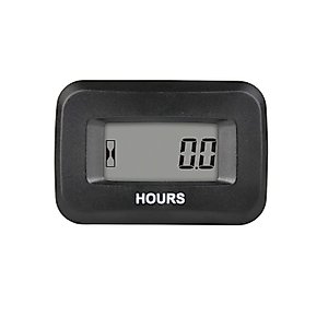 Jayron Hour Meter Gauge DC 5V to 60V Voltage,Maintenance Timer Accumulated Data Waterproof Design for Small Engines,Such as Generator Lawn Mower Dirt Bike Riding Mower Boat Outboard Motor