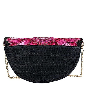 Mary Frances Flirty Crossbody Clutch Handbag, Pink