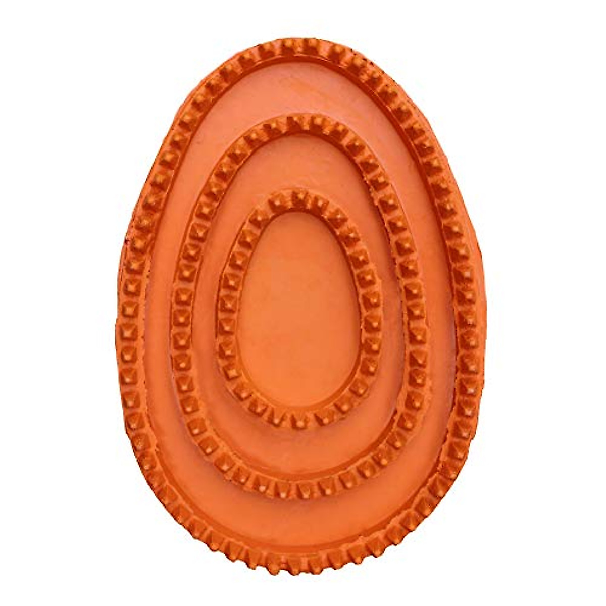 Grewal Equestrian Palm Fit Curry Comb (Orange)