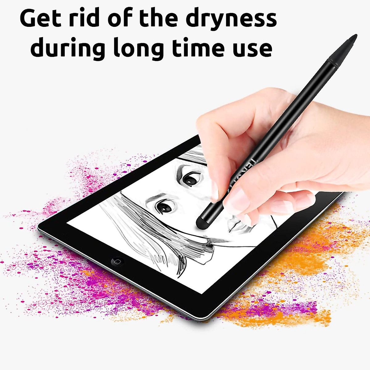 Tek Styz 15 Pcs Capacitive Resistive Stylus Pen Compatible with Samsung Galaxy Tabs A & S Series and Phones S23/S22/S21/S20/S10 - Note 20/10/8/5/4/ Chromebook & Laptops/High Sensitivity Full Size