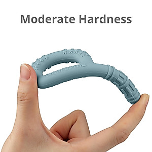 Sensory Oral Motor Chew Tool, P Shape Sensory Chew Toy, 3 Pack Silicone Chewing Sticks for Autistic Chewers, ADHD, Baby Nursing or Special Needs (A)