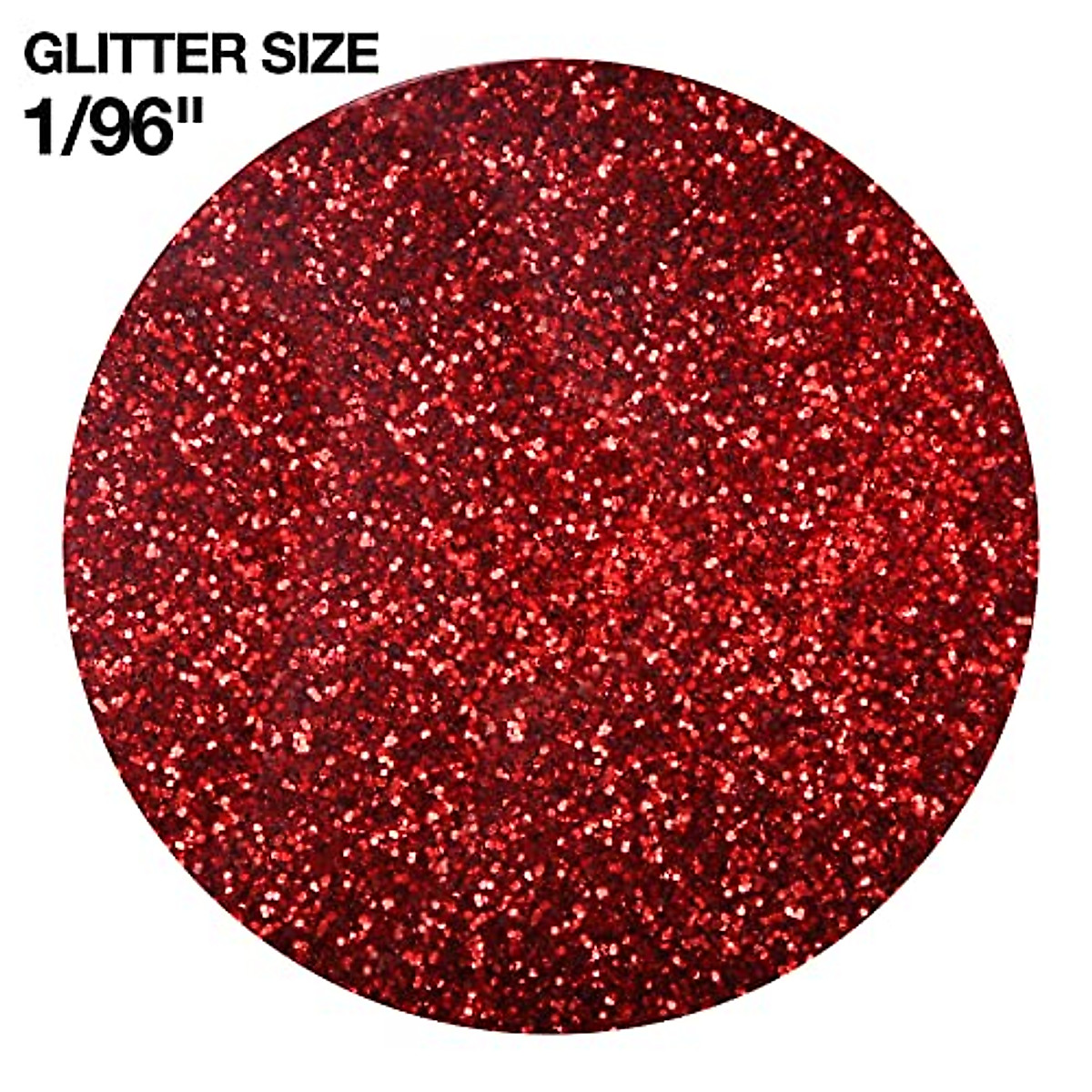 TORC Red Fine Glitter 4 oz Glitter Powder for Tumblers Resin Crafts Slime Cosmetic Nail Painting Festival Decoration