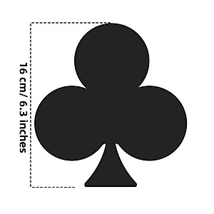 40 Pcs Casino Cutouts Las Vegas Casino Party Decorations Poker Silhouette for Casino Poker Theme Birthday Party Supplies School Bulletin Board Craft Home Wall Decor