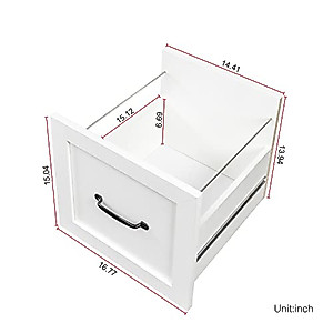 Bellemave L Shaped Desk with Hutch Wood Corner Computer Desk with Storage Drawers and Shelf Modern Home Office Desks L-Shaped Study Table Writing Desk Gaming Desk, White