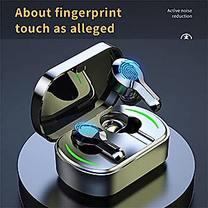 Wireless Bluetooth 5.3 Earbuds-TWS-Headphones Phone Holder 2 in 1 Digital Display Touch-Control Hi-fi Wireless Earphones Earbuds Headset Ipx4 Waterproof for Sports Gym