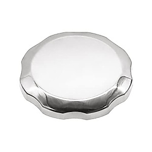 LDEXIN Metal Gas Fuel Cap Cover Chrome Tank Cap for 2kw - 8kw Petrol Generator, 92mm O.D.