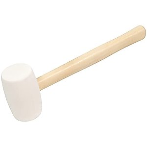 QEP 61613 16 oz. White Rubber Tile Tapping Mallet