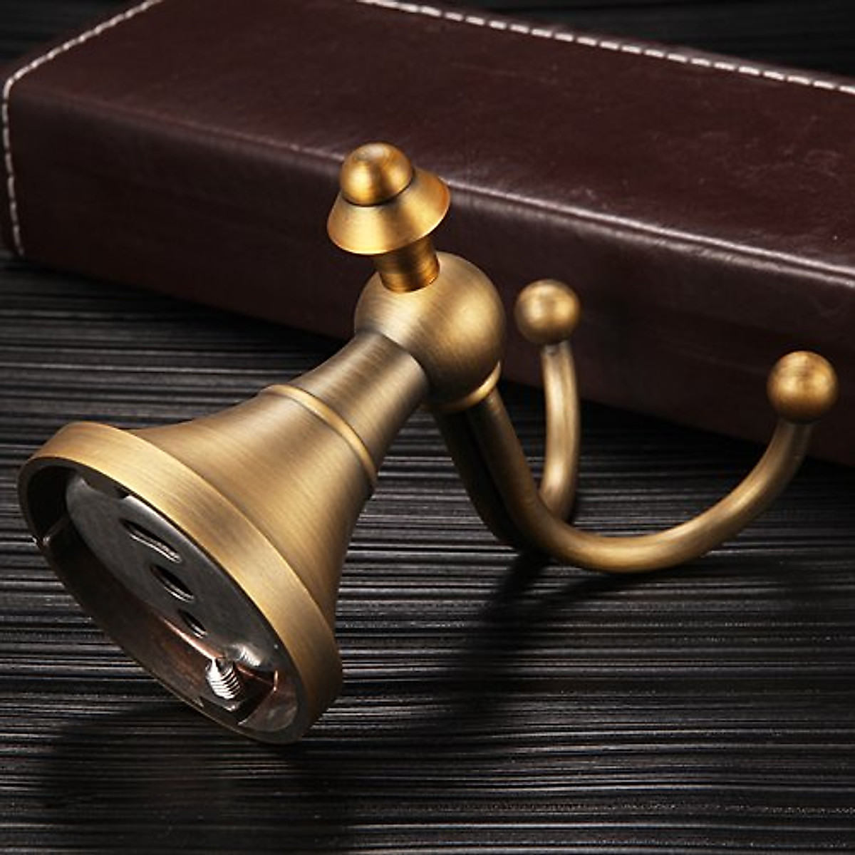 LightInTheBox® Novelty Design Antique Brass Finish Wall-Mounted Robe Hook, Bathroom and Kitchen Accessories. Double Hook
