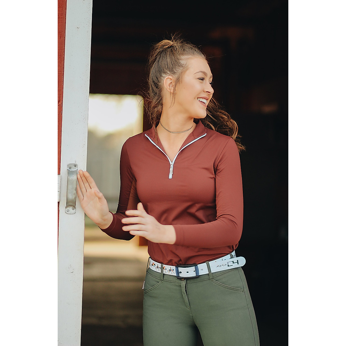 C4 BELTS - Classic Equestrian Belt - Horseback Riding Apparel Belt - Designed and Printed in the USA - Cut to Fit