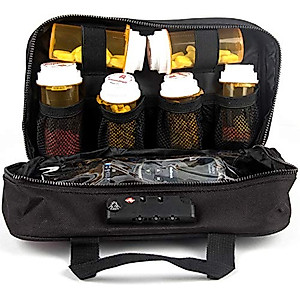 Medicine RX Safe Medication Travel Bag Logo