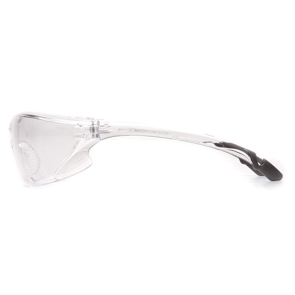 Pyramex Achieva Safety Glasses, Gray Temples/Clear Lens