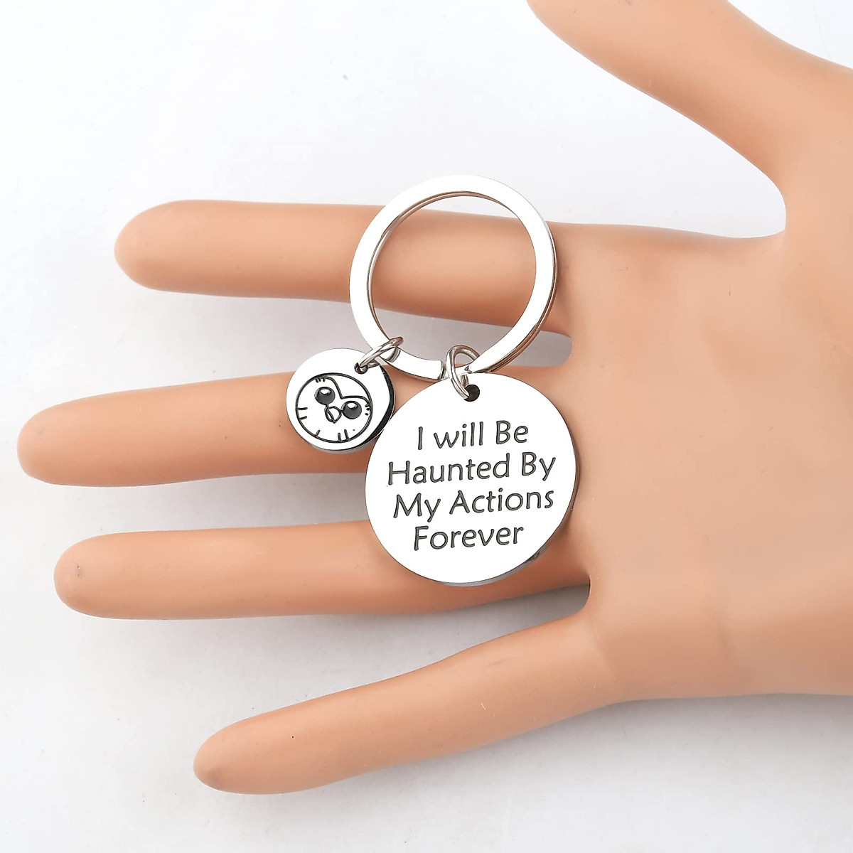 TIIMG Owl Gift House Hooty Fan Gift I will Be Haunted By My Actions Forever Keychain (I will Be Haunted)