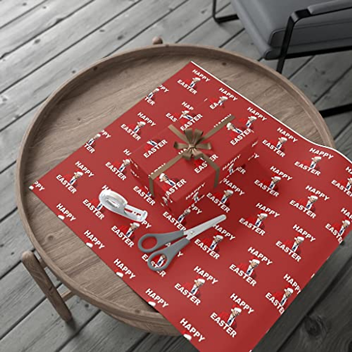 Biden Christmas Wrapping Paper Sheet, Christmas Wrapping Paper, Hat Santa Biden Wrapping Paper, Biden Wrapping, Funny Gift Wrap 24" × 36" 24" × 60"
