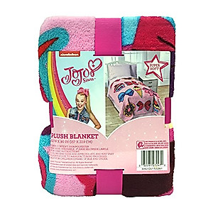 Nickelodeon JoJo Siwa Follow Your Dreams Plush Twin Blanket
