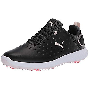 Puma Golf Women's Ignite Blaze Pro Golf Shoe, Puma Black-Rosewater, 8.5 M US
