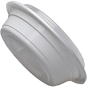 BULK White BIG Container REUSABLE Bowl Meal Food Prep Round Microwavable Heavy Weight bulk Container with Lid, Reusable Plastic (48, Circular, 150, WPC48-150pk)