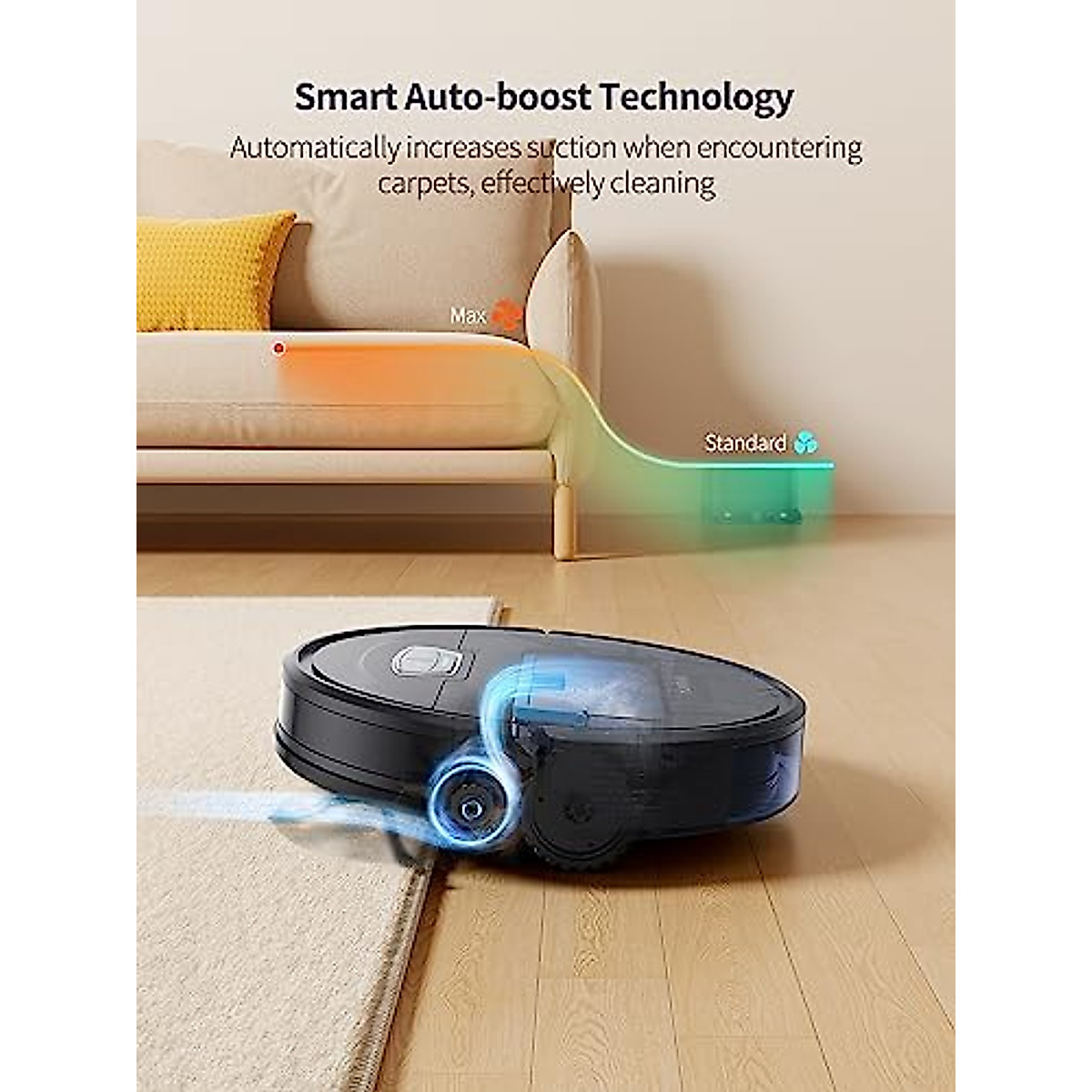 Honiture Robot Vacuum and Mop Combo, G20 Pro Robot Vacuum Cleaner 3 in 1, 4500pa Strong Suction, Self-Charging, App&Remote&Voice Control, Compatible with Alexa, Ideal for Carpet, Hard Floor, Pet Hair