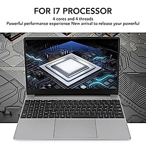 Dpofirs Laptop 15.6in, 16GB 1TB SSD Windows10 Laptop PC, for Intel I7 Sixth Generation CPU, HDMIx1, USB3.0, Keyboard Backlight, for Business Students