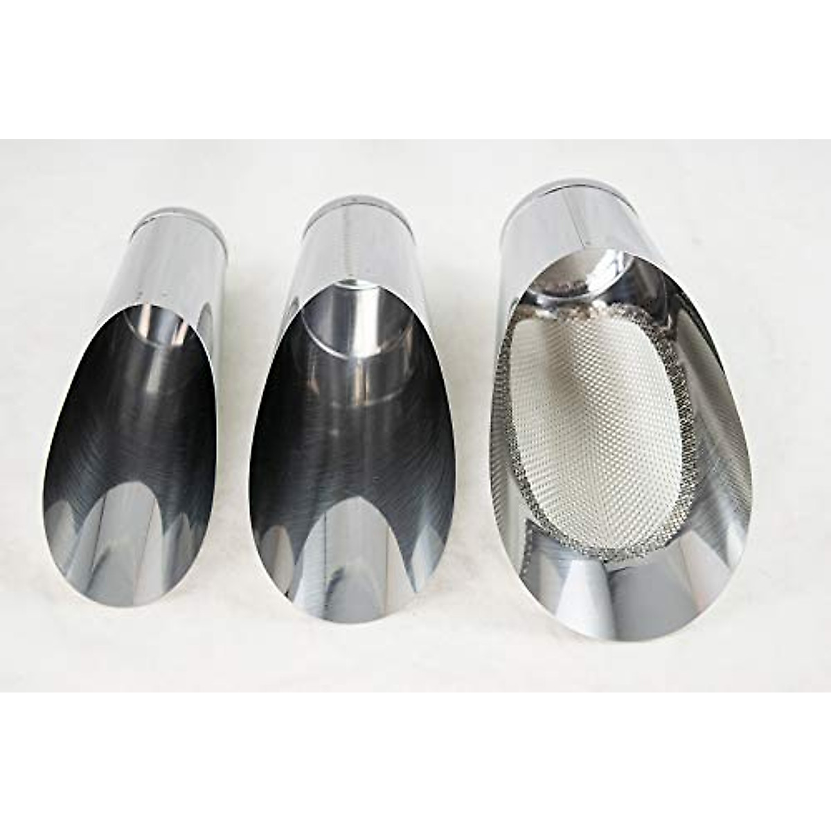 3 Pcs Set Japanese Stainless Bonsai Soil Scoop w / 1 Mesh - Potting & Mixing Tool