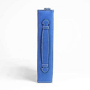 Act Justly Love Mercy Walk Wrap Patch Blue X-Large Faux Leather Bible Cover