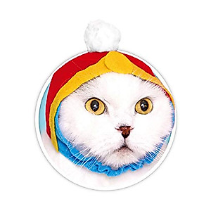 Kitan Club Cat Cap - Pet Hat Blind Box Includes 1 of 5 Cute Styles - Soft, Comfortable - Authentic Japanese Kawaii Design - Animal-Safe Materials, Premium Quality (Kirby)