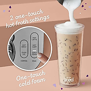 Mr. Coffee 4-in-1 Single-Serve Latte Lux, Iced, and Hot Coffee Maker with Milk Frother,22 ounces