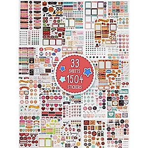 Aesthetic Planner Stickers - 1500+ Stunning Design Accessories Enhance and Simplify Your Planner, Journal, Calendar And Scrapbook