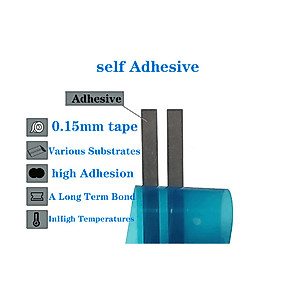 WESAPPINC Rubber Feet Strips Replacement HP Envy x360 15-DR 15M-DR 15-DS Convertible 15.6 Laptop with Stainless Steel (Black)