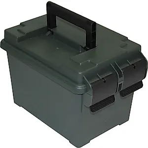 MTM AC45 Ammo Can 45-Caliber Holds 500 Round Case of 45 ACP, Heavy-Duty Dual Latching System, Rugged Polypropylene Plastic, O-Ring Seal System, Water Resistant, USA Made, Forest Green