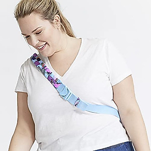 Vera Bradley Women's Cotton Sling Backpack, Rose Toile - Recycled Cotton, One Size