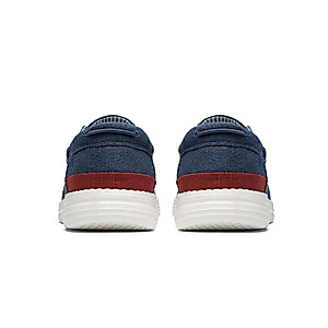 Bruno Marc Men's SBLS223M Slip-on Canvas Loafers Casual Boat Shoes, Navy, Size 12