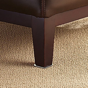 Super Sliders 7" Slide & Hide Reusable Furniture Sliders for Carpet - Effortless Moving and Surface Protection, Beige (4 Pack)