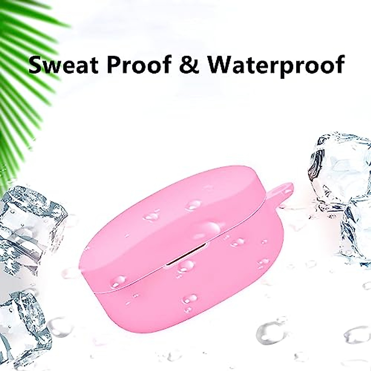 Sony WF-1000XM4 Case Cover, Soft Silicone Protective Case Skin Night Glow for Sony WF-1000XM4, Shockproof, Luminous Earbuds Case with Keychain, Glow in Dark, Wireless Charging