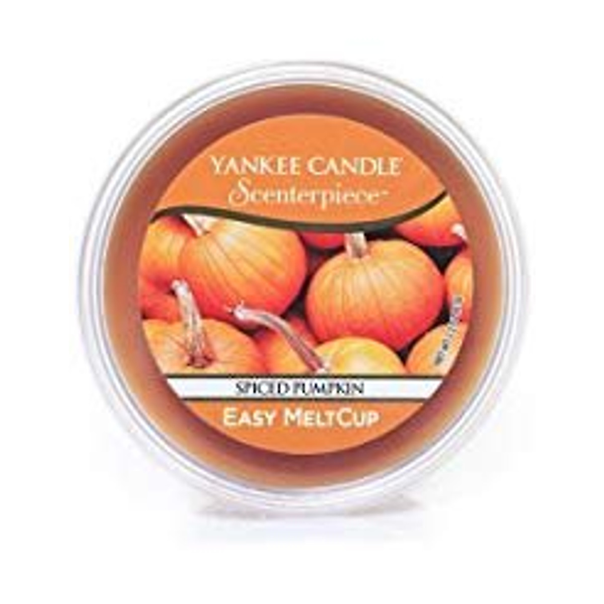 Yankee Candle Spiced Pumpkin Scenterpiece Easy MeltCup, Food & Spice Scent,medium orange,Scenterpiece Easy MeltCups