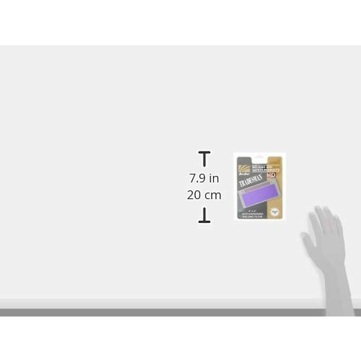 ArcOne T240-10 Tradesman Horizontal Auto-Darkening Filter for Welding Helmets, 2 x 4.25 x 0.2"