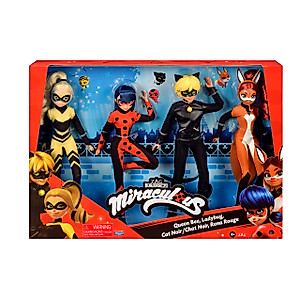 Miraculous Dolls Multipack | 26cm Ladybug Cat Noir & Queen Bee