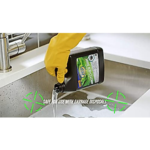 Zep Advanced Kitchen Drain Opener - 32 ounces - U49710 - Formulated for Grease, Food, and Oil-Safe for Garbage Disposal