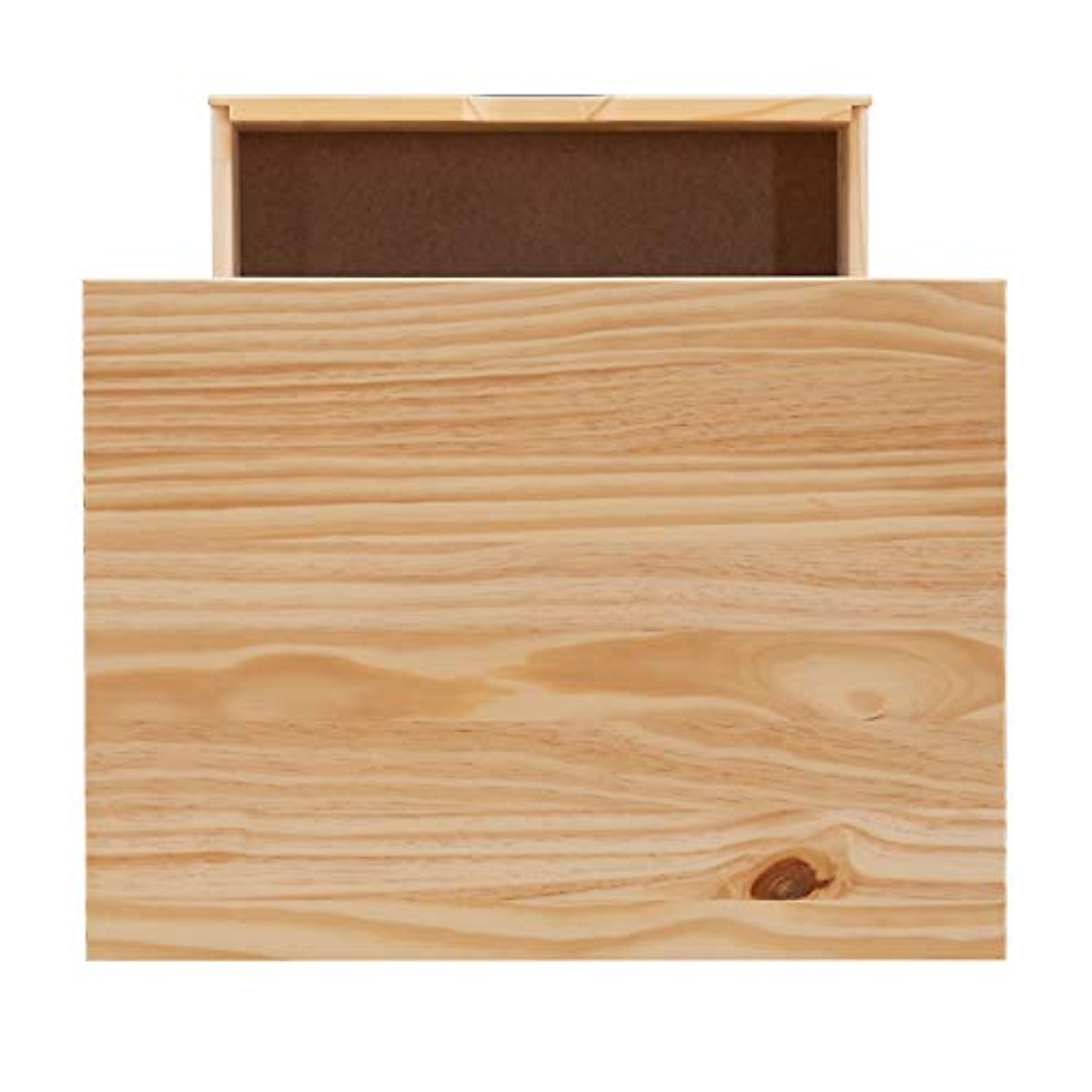 Riverbay Furniture 8-Drawer Transitional Wood Storage Cart w/Casters in Natural