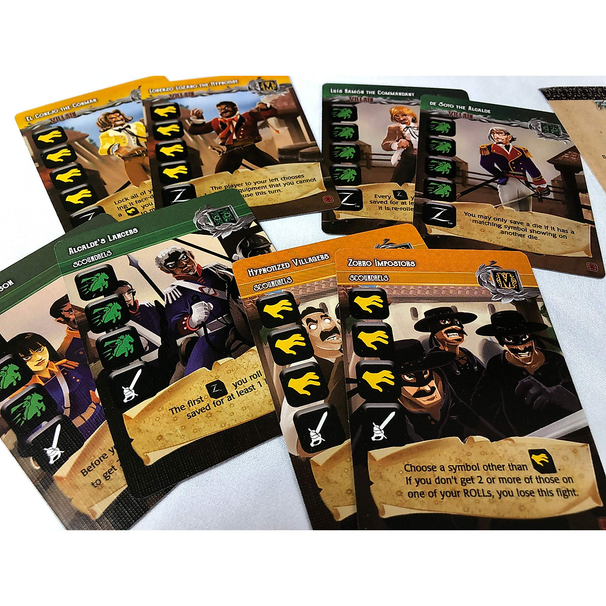 Pull the Pin Games The Zorro Dice Game