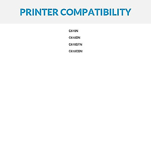 SPEEDYINKS Speedy Inks Compatible Toner Cartridge Replacement for Okidata C610 (1 Black, 1 Cyan, 1 Magenta, 1 Yellow, 4-Pack)