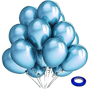 PARTy FLAGs Balloons Latex Party Round Helium Balloons for Wedding, Anniversary And Birthday Party Pack of 100 (Pastel_12 Inch)