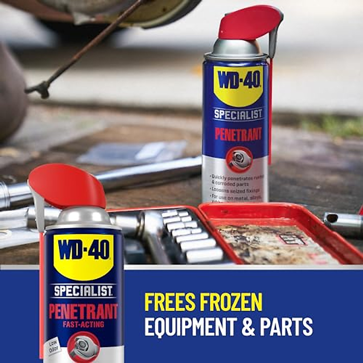WD-40 Specialist Penetrant with Smart Straw, Twin-Pack 11 OZ