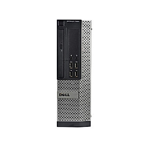 DELL OptiPlex 7020 Small Form Factor Desktop PC, Intel Core i5-4590 3.30GHz 8GB RAM 128GB SSD Win-7 x64 (Renewed)