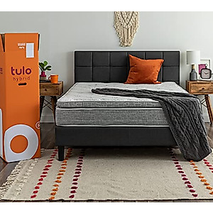 Tulo by Mattress Firm | 10 INCH Memory Foam Plus Coil Support Hybrid Mattress | Bed-in-A-Box | Medium Comfort | Full